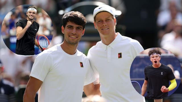 Carlos Alcaraz & Jannik Sinner's challengers in 2026: Jim Courier and ...