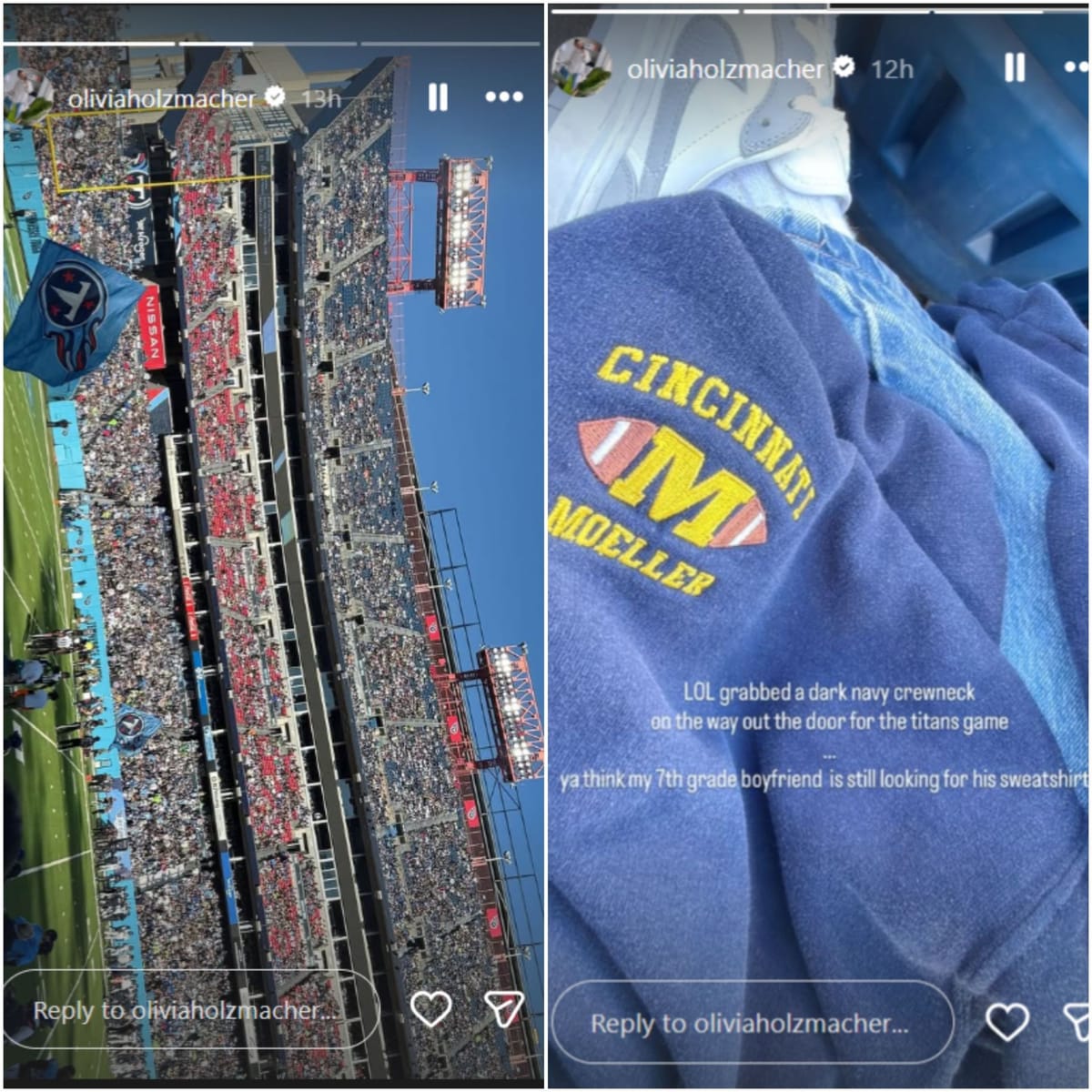 Joe Burrow's ex-GF Olivia Holzmacher turns heads at Titans game in rare ...