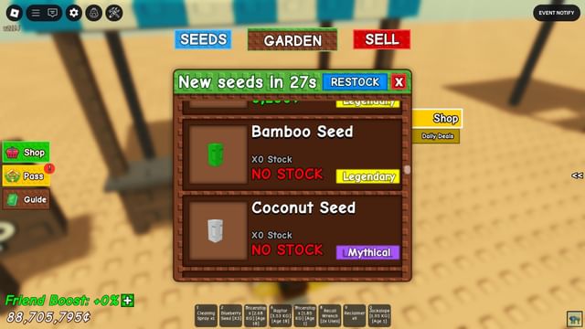 All Stalky plants in Grow a Garden