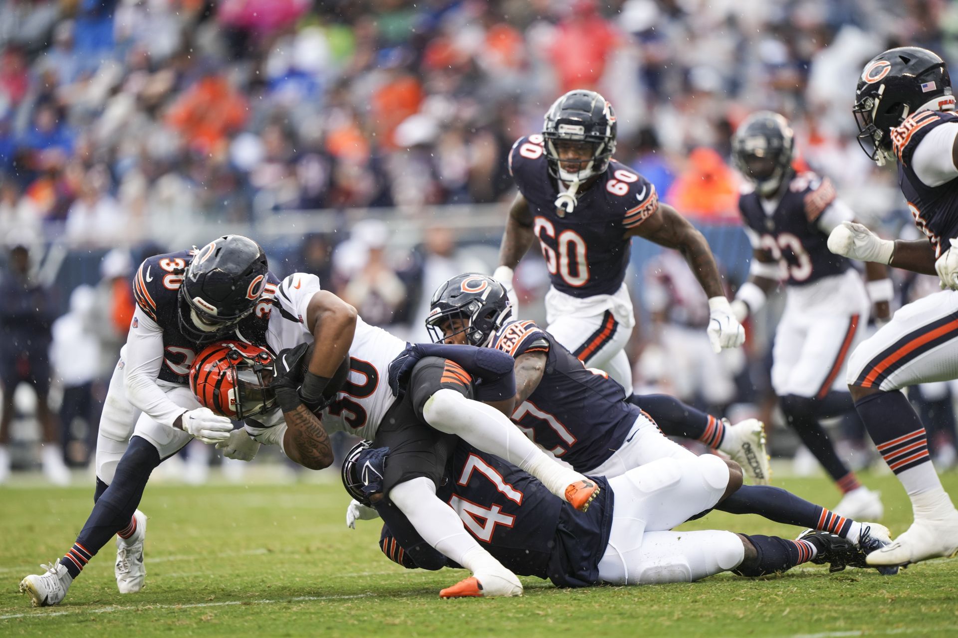Chicago Bears vs. Cincinnati Bengals projected starting lineup and ...