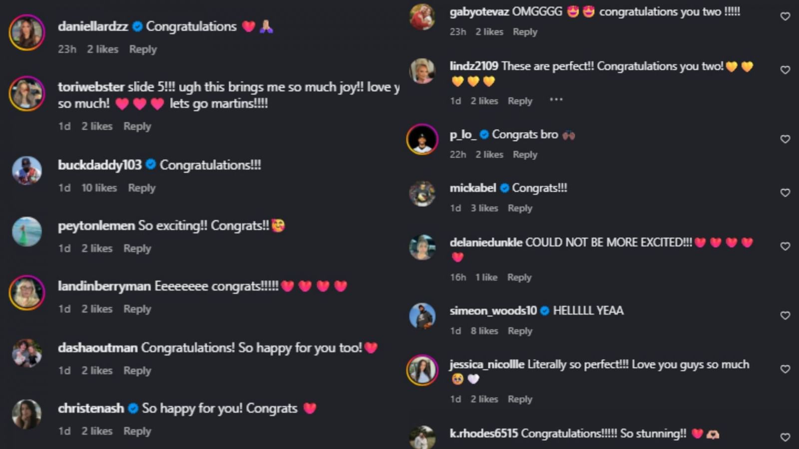 Byron Buxton, Dylan Cease's girlfriend, Carlos Correa's wife, and more ...