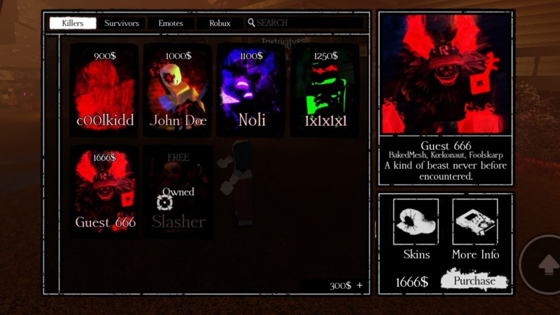 Forsaken Guest 666 guide