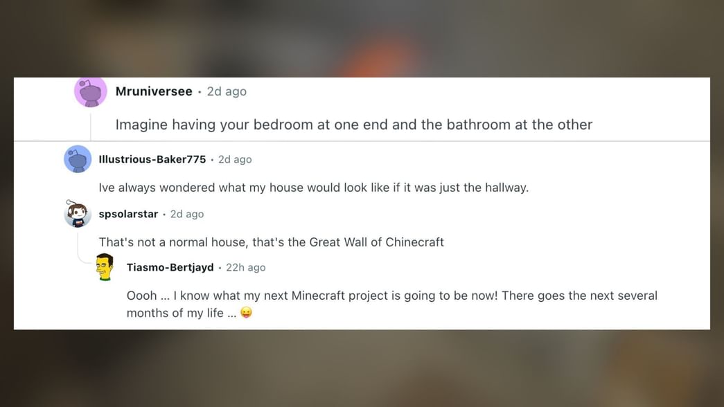 Minecraft player’s idea of a “normal” house is anything but normal