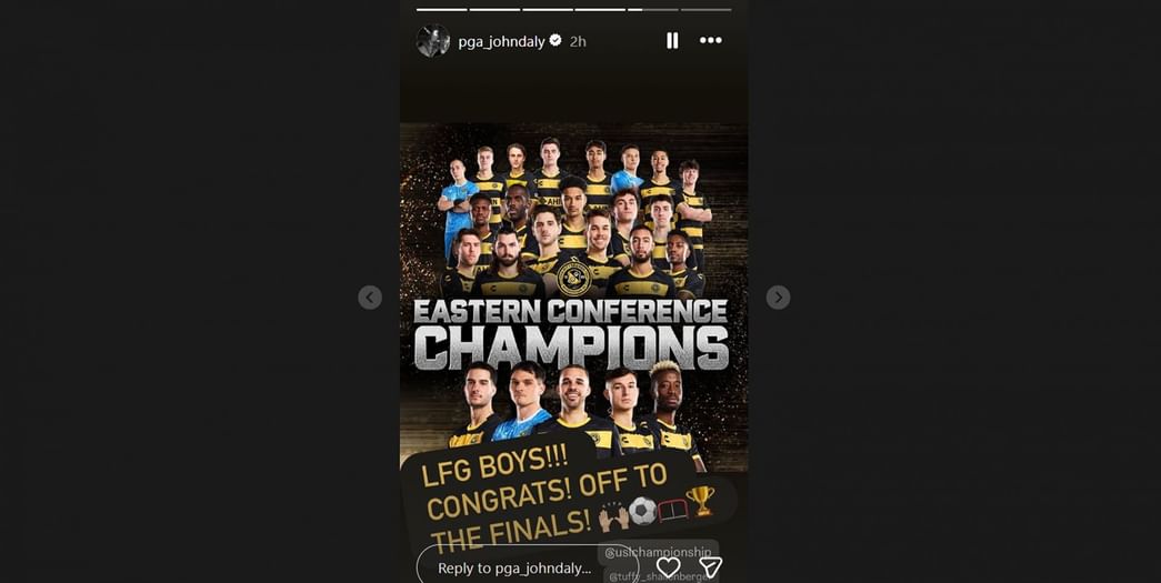 John Daly celebrates Riverhounds SC’s USL Eastern Conference triumph ...