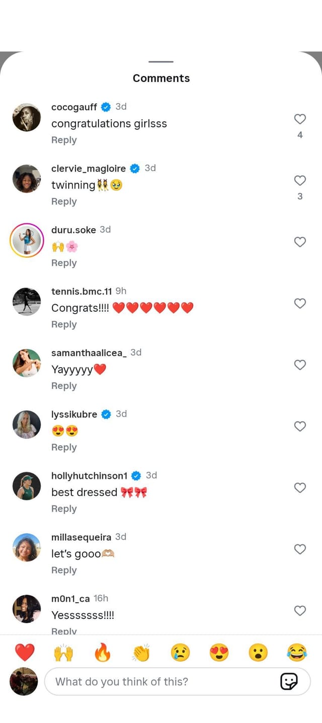 Coco Gauff sends touching message to childhood bestfriend Jamilah after ...