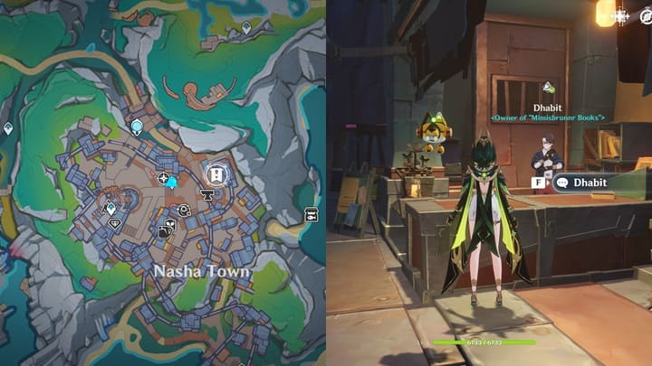 Genshin Impact Nefer Intel NPC locations
