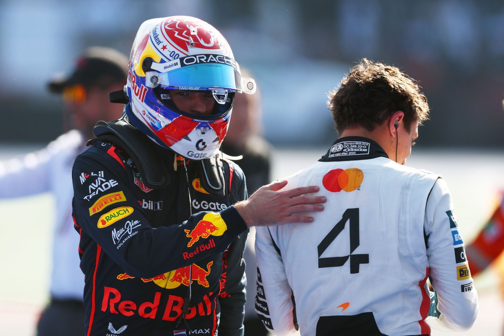 Max Verstappen looks back on his 'your time will come' remark to Lando Norris after he beat him ...