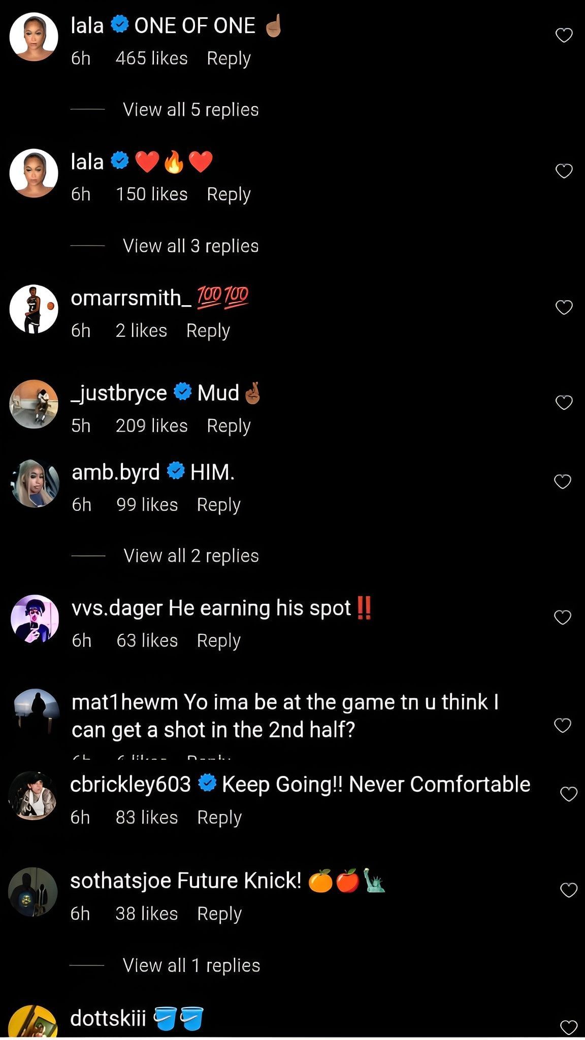 "Him", "Mud" - Kiyan Anthony's GF Angel Bradley, Bryce James & others Hype Syracuse Rookie's ...