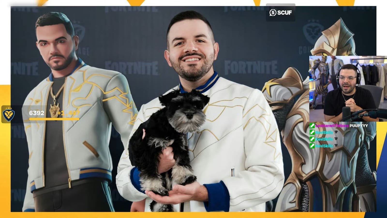 Fortnite streamer CouRageJD confirms Icon Series skin on livestream