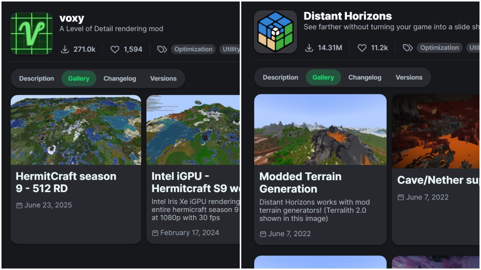 Distant Horizons vs Voxy mod for Minecraft: Which LoD mod should you use?