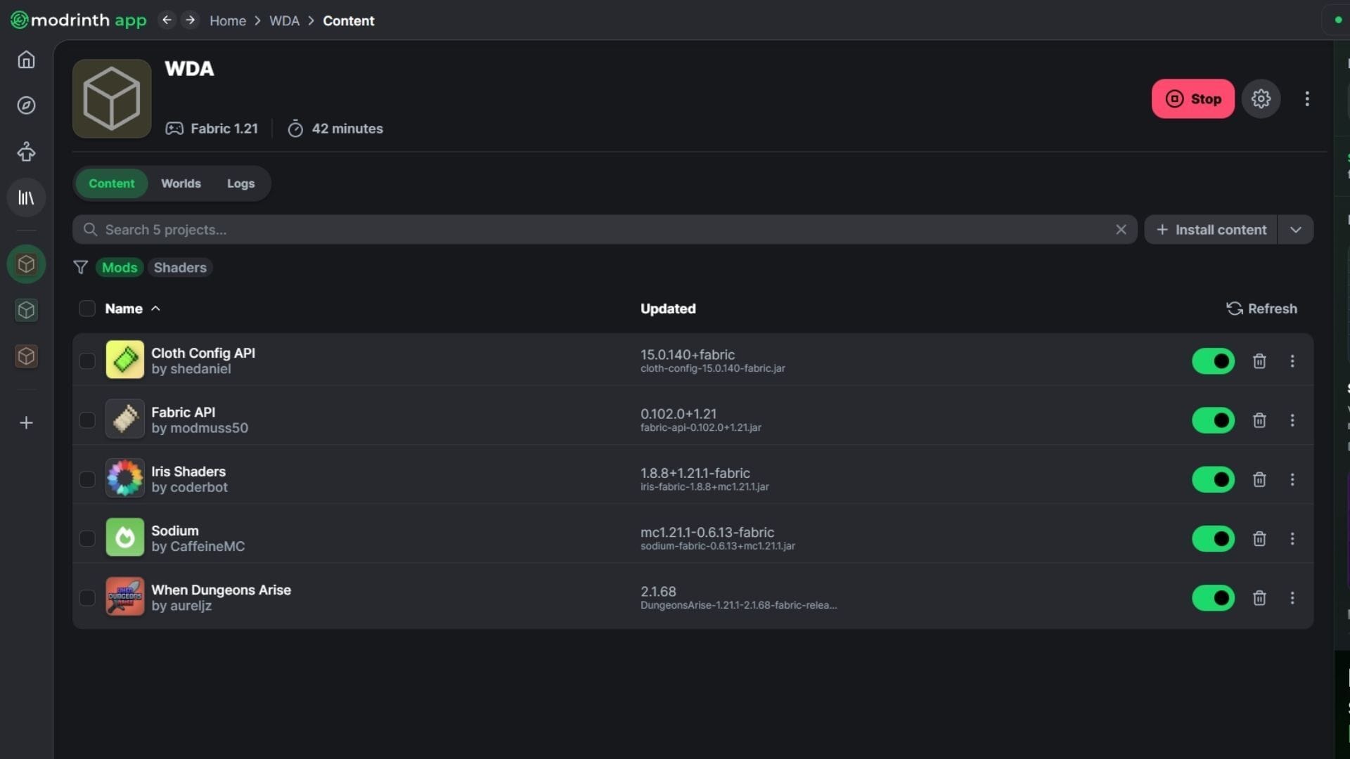 Minecraft When Dungeons Arise mod Guide