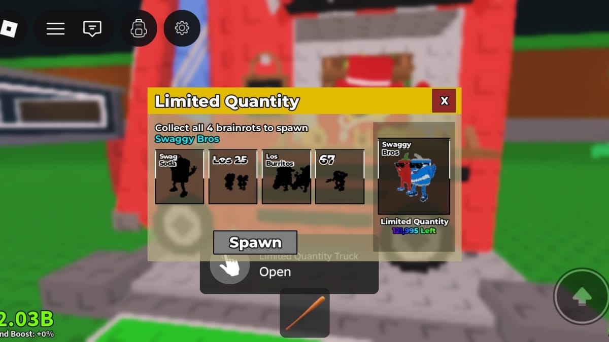 How to get Swaggy Bros in Steal a Brainrot