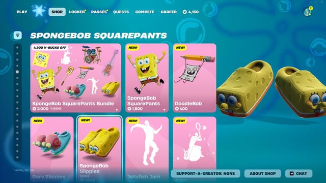 How to get SpongeBob Squarepants Sidekick in Fortnite