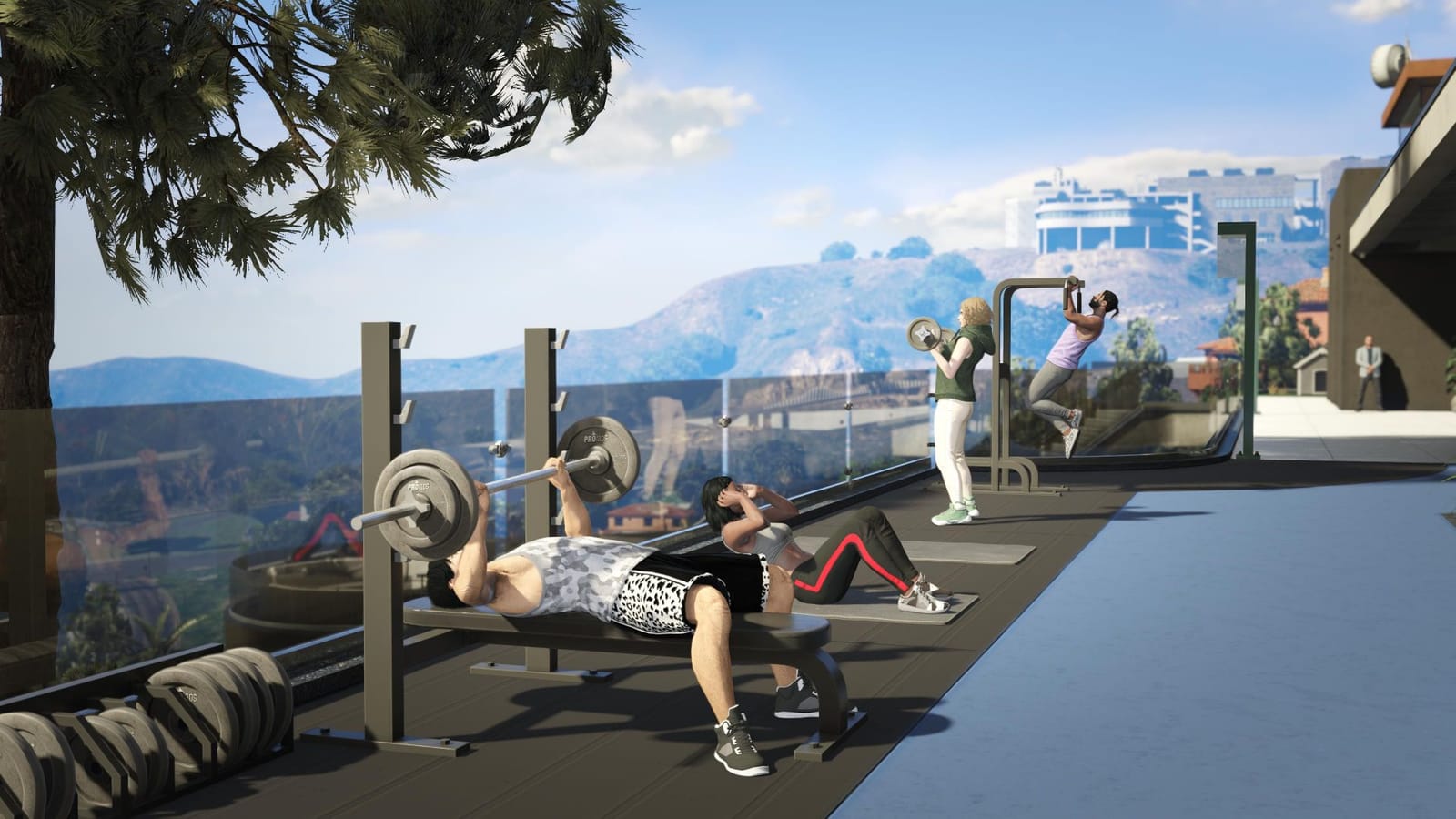 GTA Online Mansions DLC gym equipment could be a reference to GTA 6