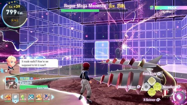 How to defeat Rogue Mega Meowstic in Pokemon Legends Z-A Mega Dimension