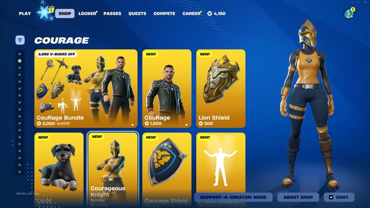 How to get CouRageJD skin in Fortnite