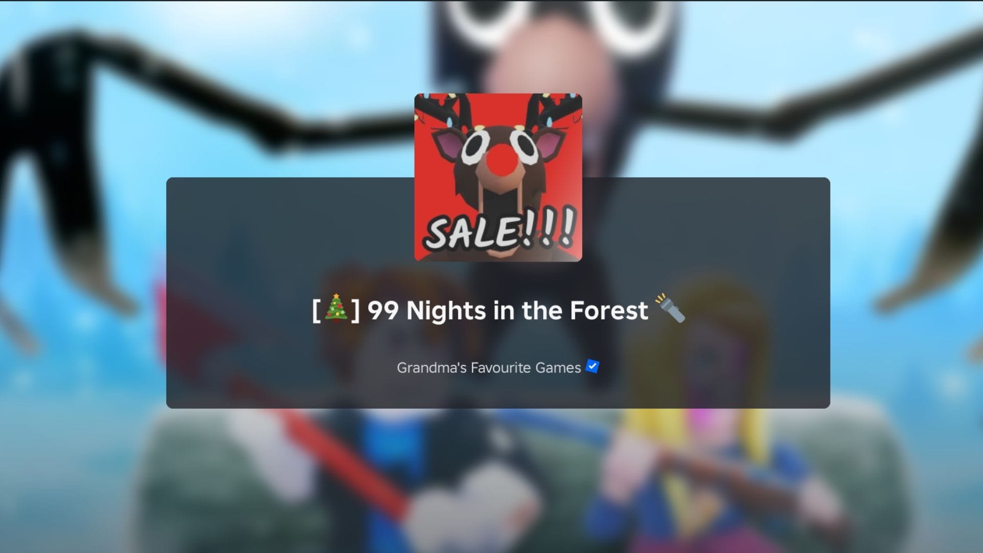 99 Nights in the Forest Christmas Week 3 update patch notes