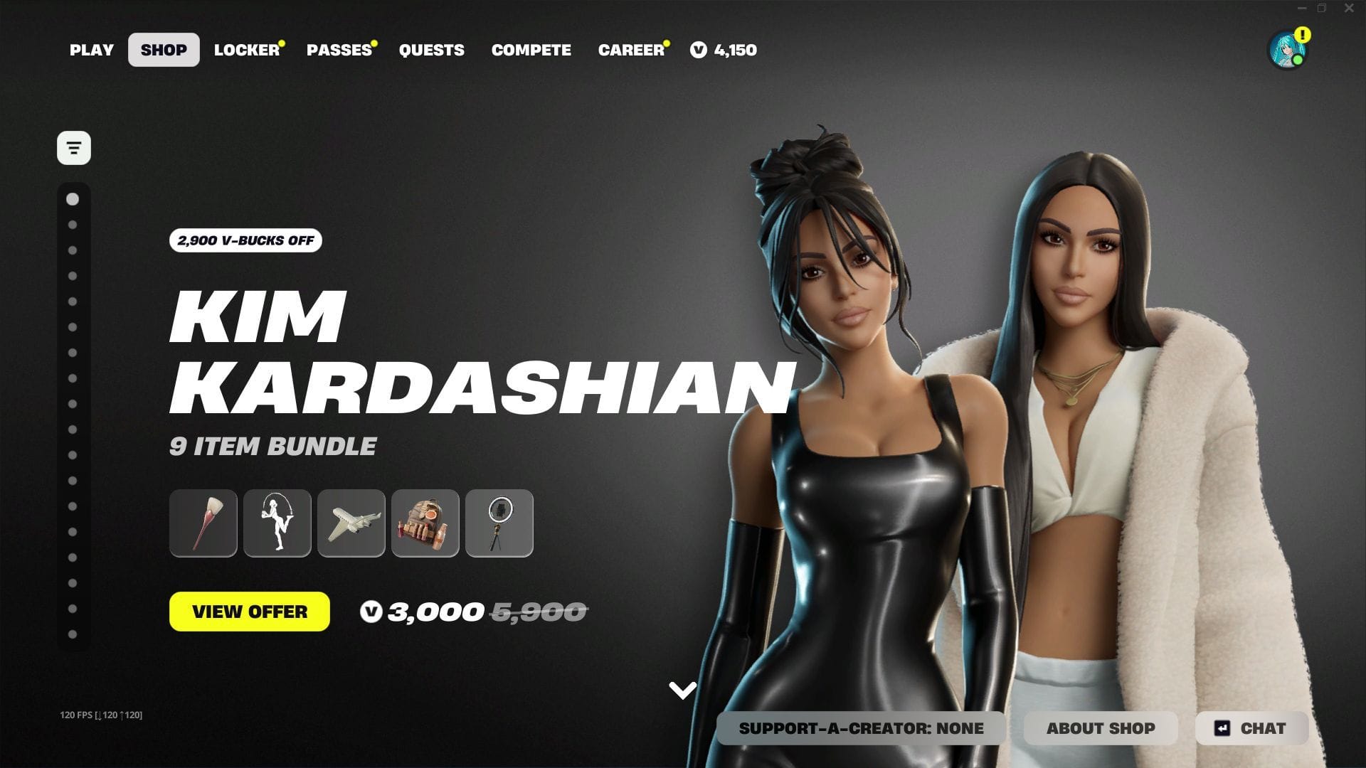 How to get Kim Kardashian skin in Fortnite