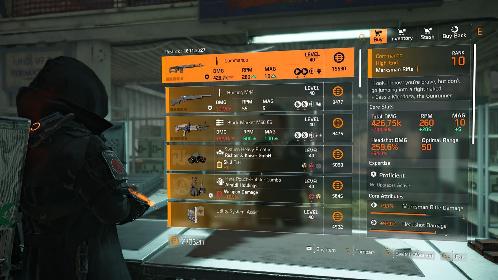 The Division 2 vendors this week (December 2 to 9, 2025): All named ...