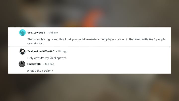 This Minecraft survival island seed offers multiple rare biomes