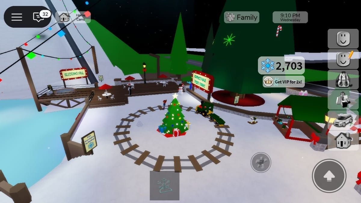 How to get Snowflakes in Brookhaven RP