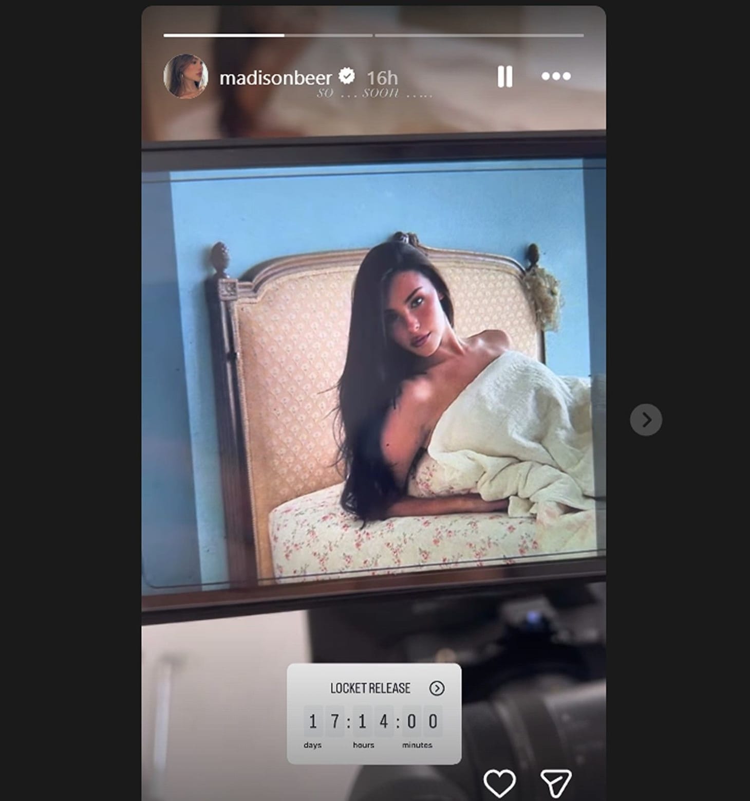 Justin Herbert's GF Madison Beer drops towel-wrapped BTS video teasing ...