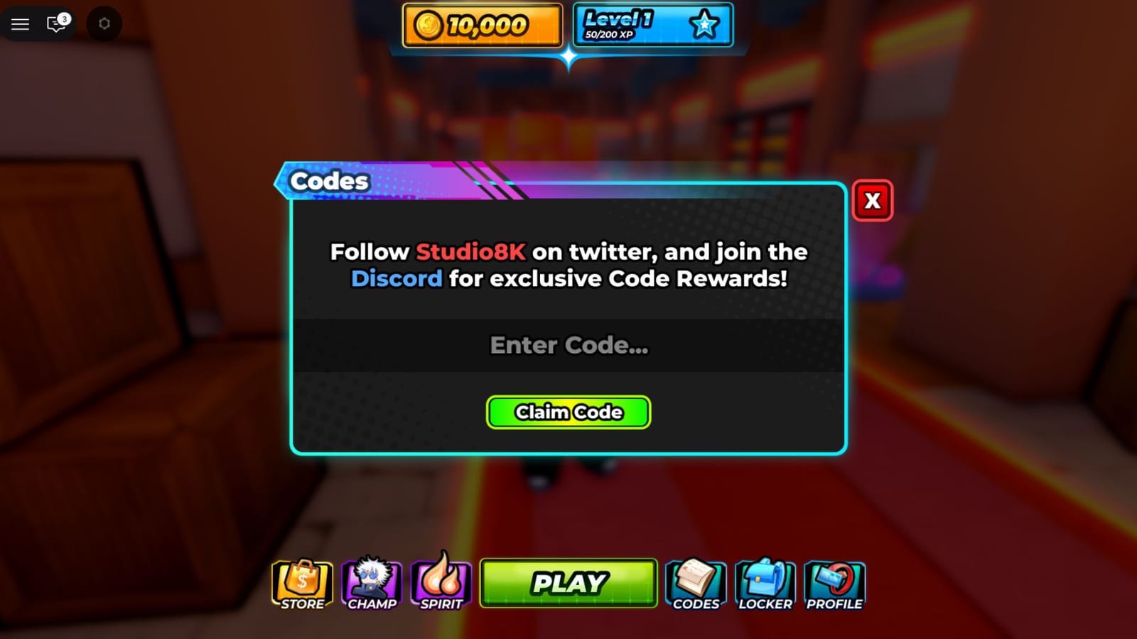 Parkour Champions codes (March 2026)