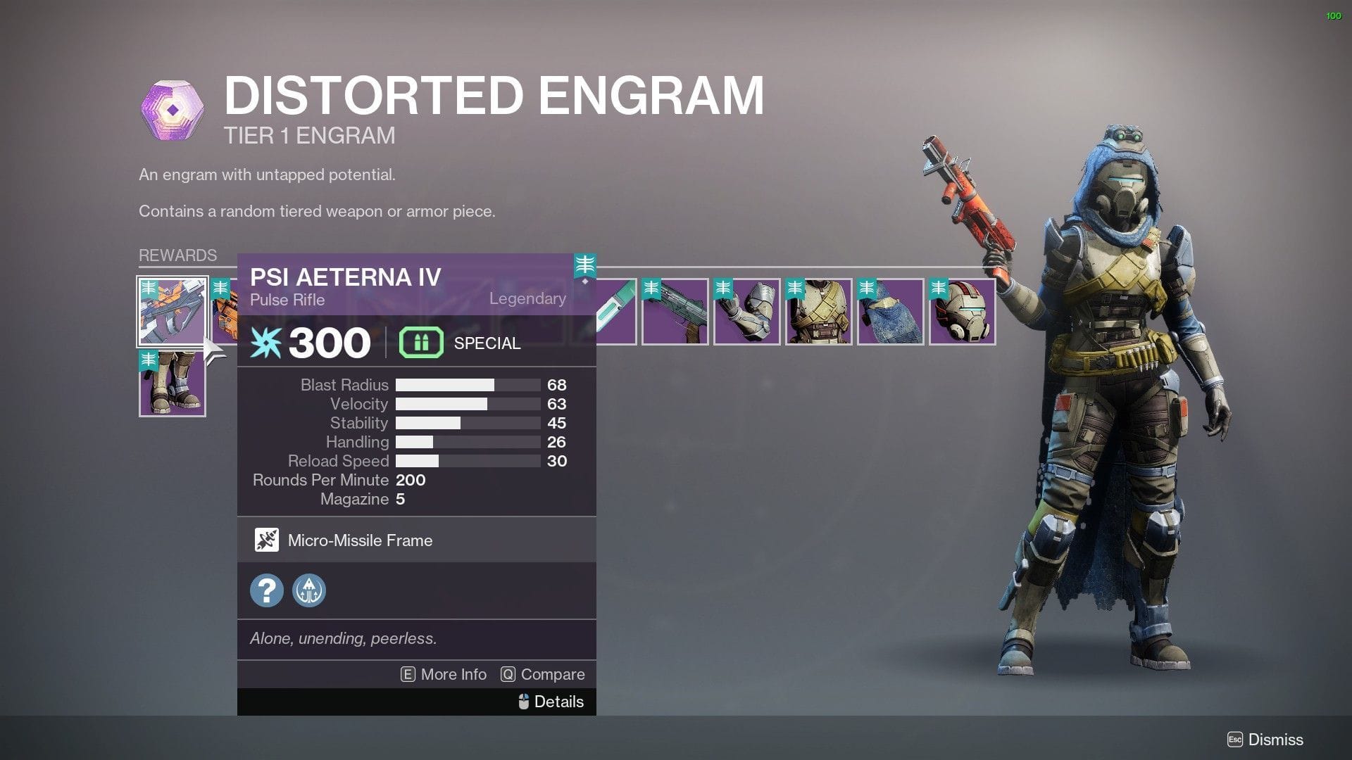 Psi Aeterna IV god roll guide for Destiny 2 PvE and PvP