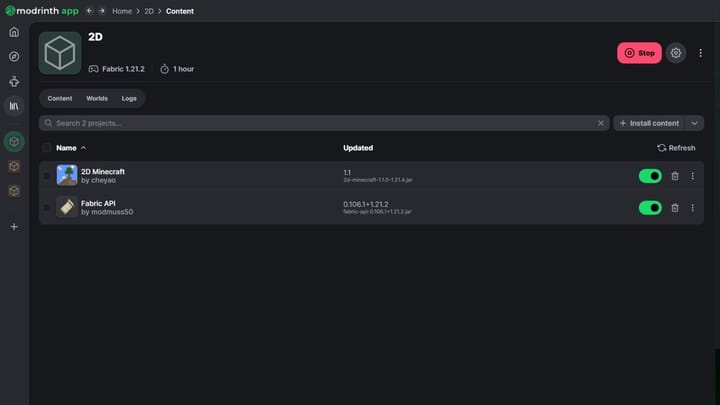 This Minecraft mod turns your world into a 2D game