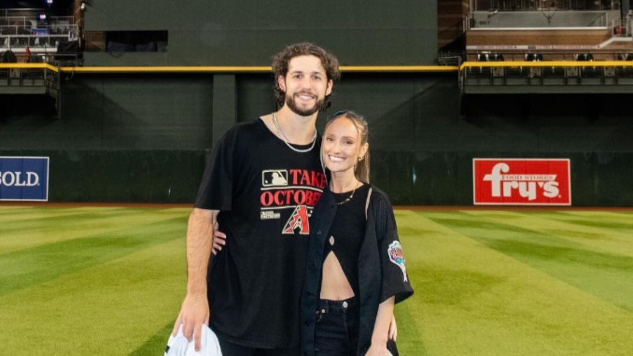 Zac Gallen's newlywed wife Elise shares exclusive snaps from their ...