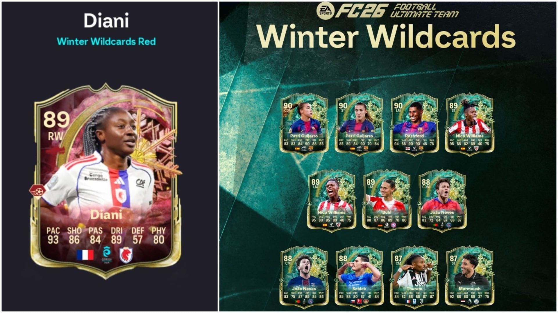 EA FC 26 Kadidiatou Diani Winter Wildcards SBC: All tasks and cheapest ...