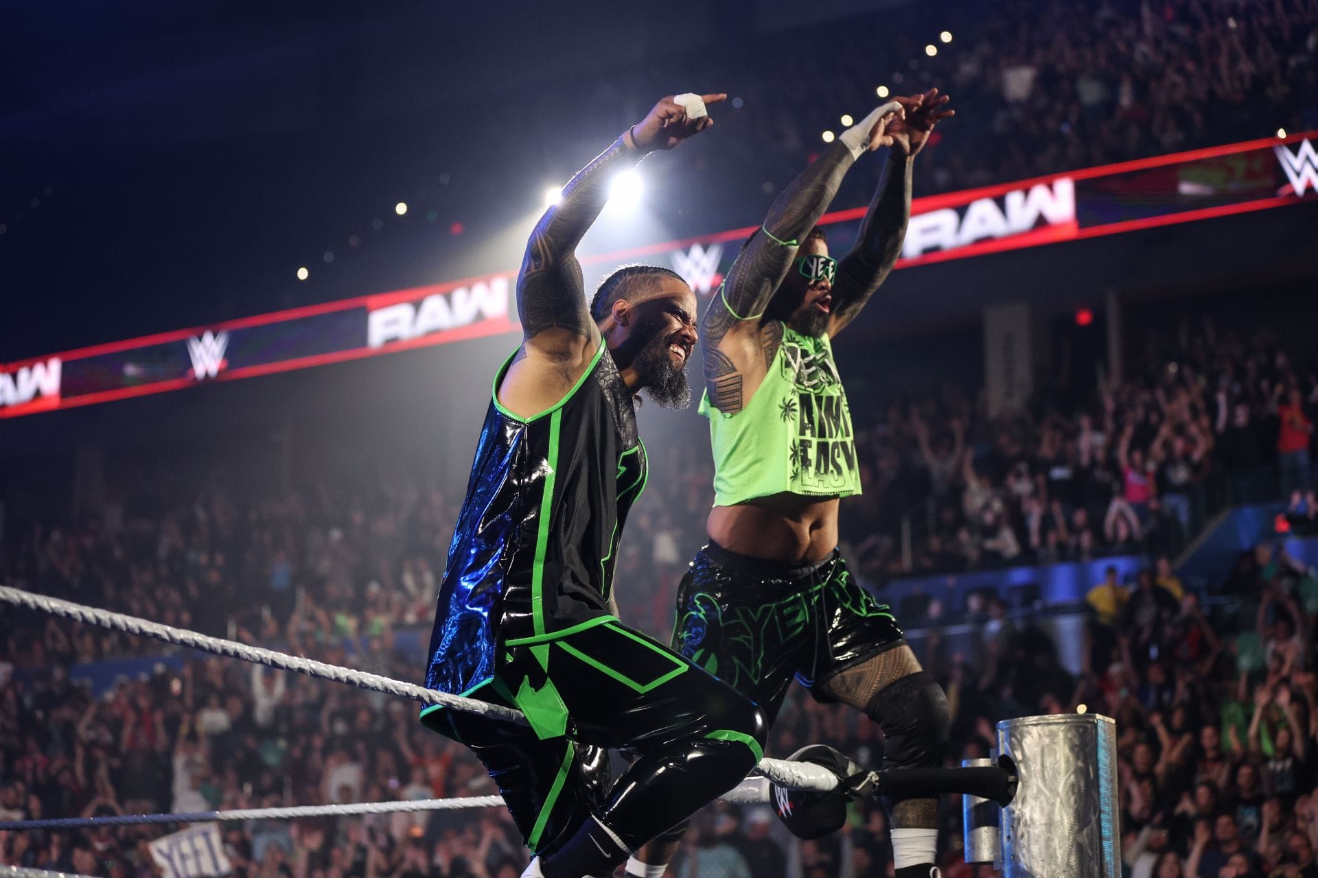 An unlikely name to help The Usos win the WWE World Tag Team ...