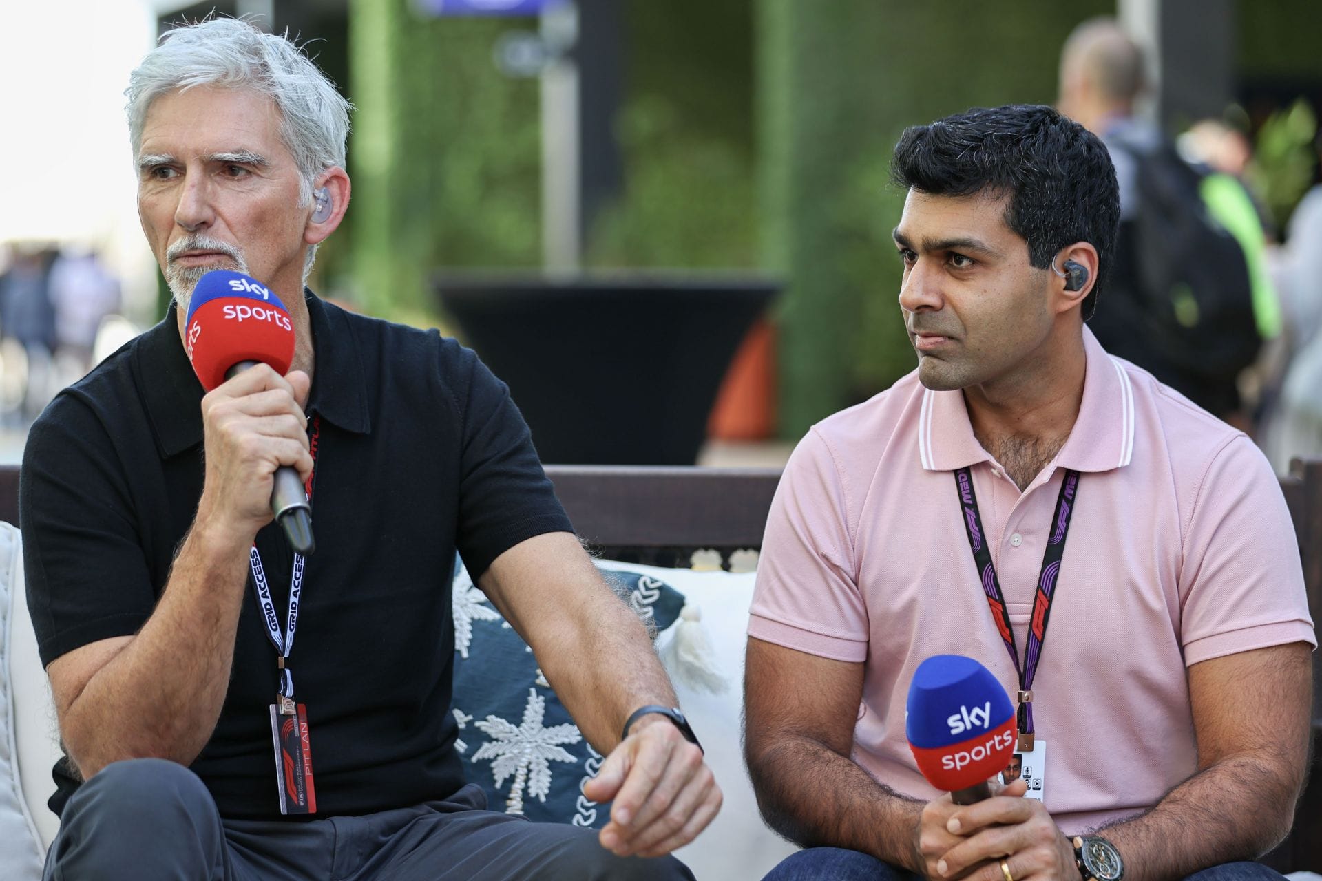 Damon Hill and Karun Chandhok involved in a heated exchange while discussing McLaren's blunder ...