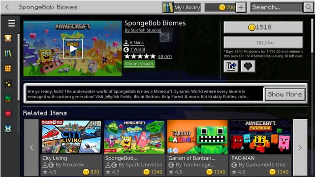 Minecraft SpongeBob Biomes world guide: How to get and play