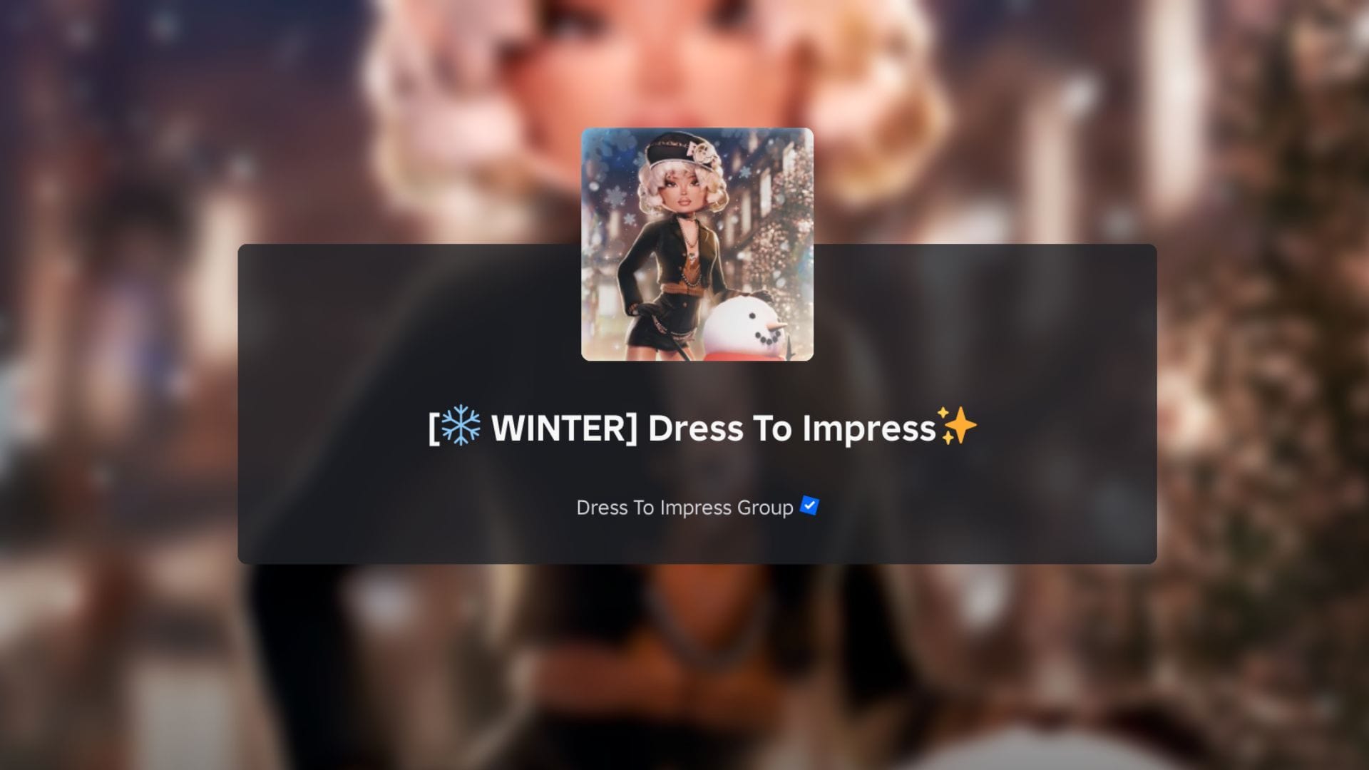How to get Snowflakes in Dress to Impress Winter Update