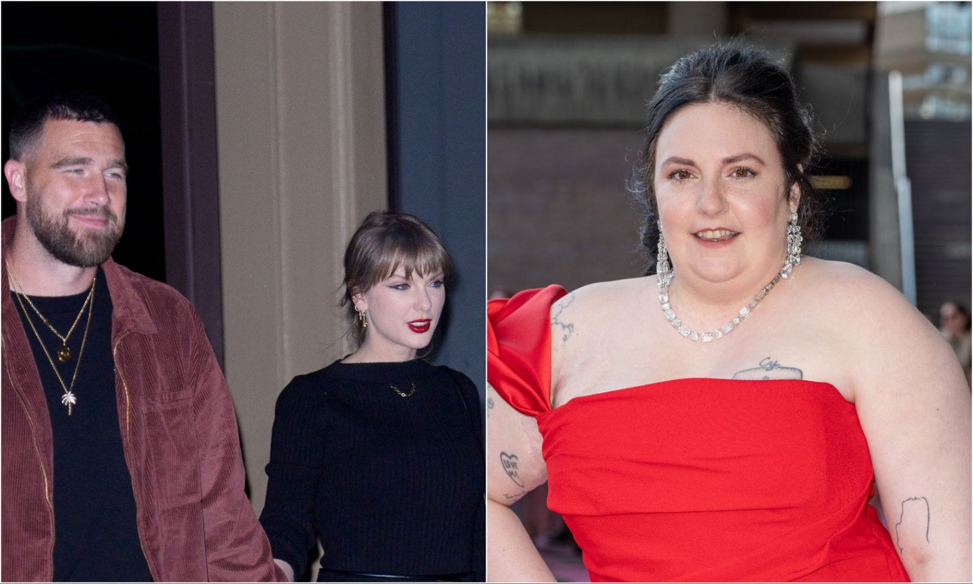 Taylor Swift's pal Lena Dunham gushes over Travis Kelce with adorable ...