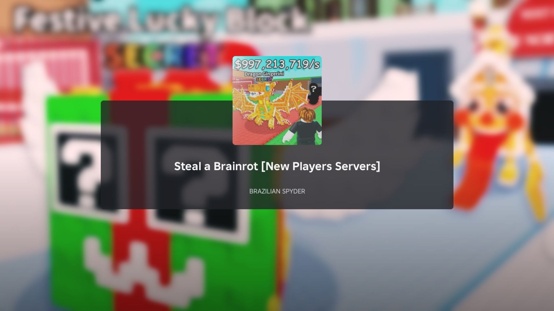 Dragon Gingerini Steal a Brainrot: How to get, rarity, and income