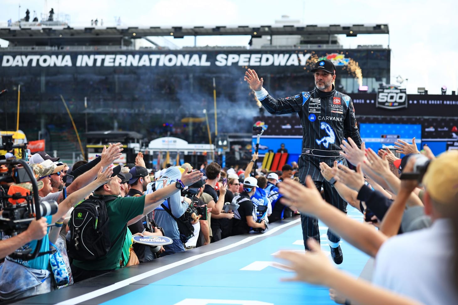 Inside the 2026 Daytona 500 open car picture as Corey Heim, Austin Hill ...