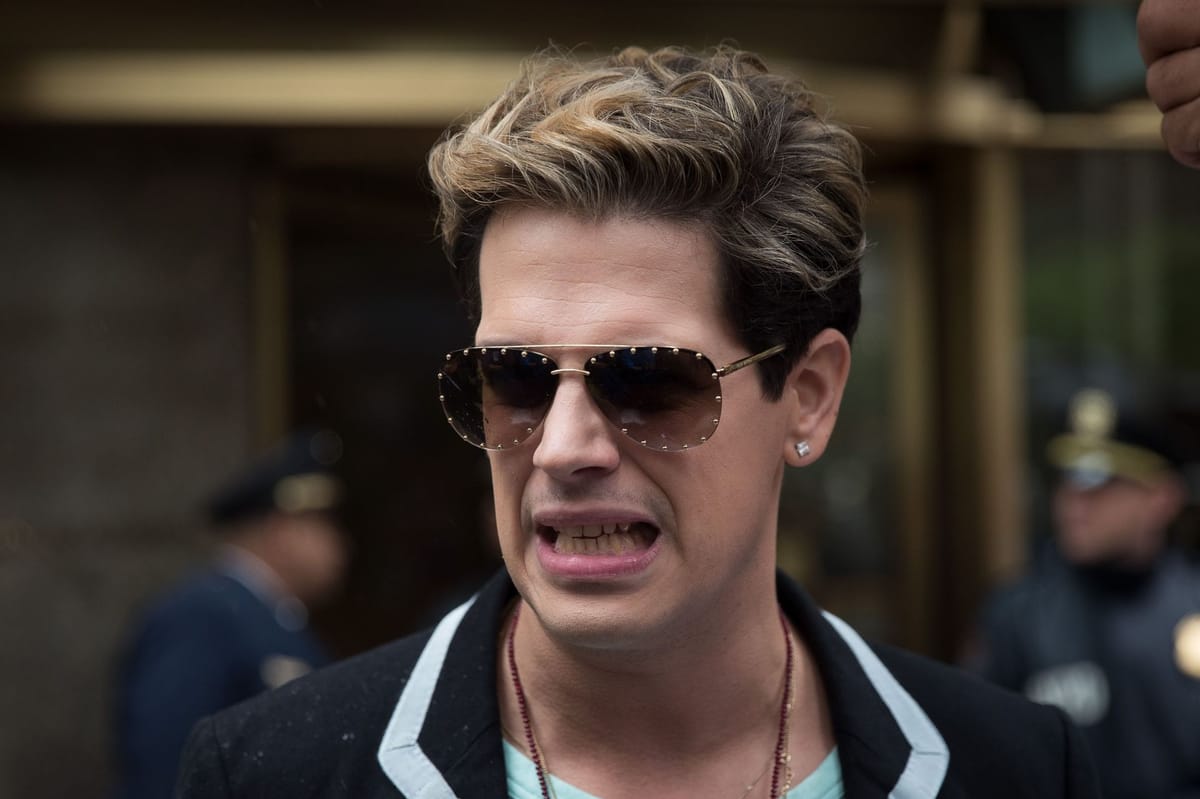 "Great regret of my life": Milo Yiannopoulos claims he is responsible ...