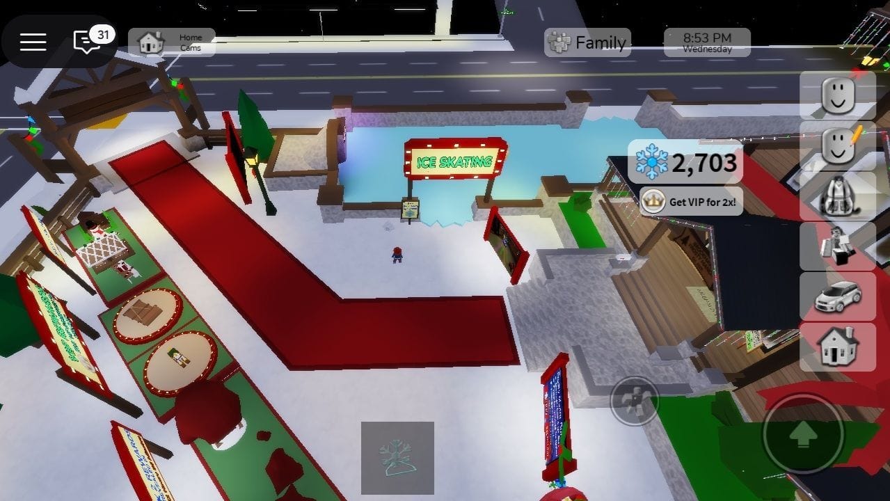 How to get Snowflakes in Brookhaven RP