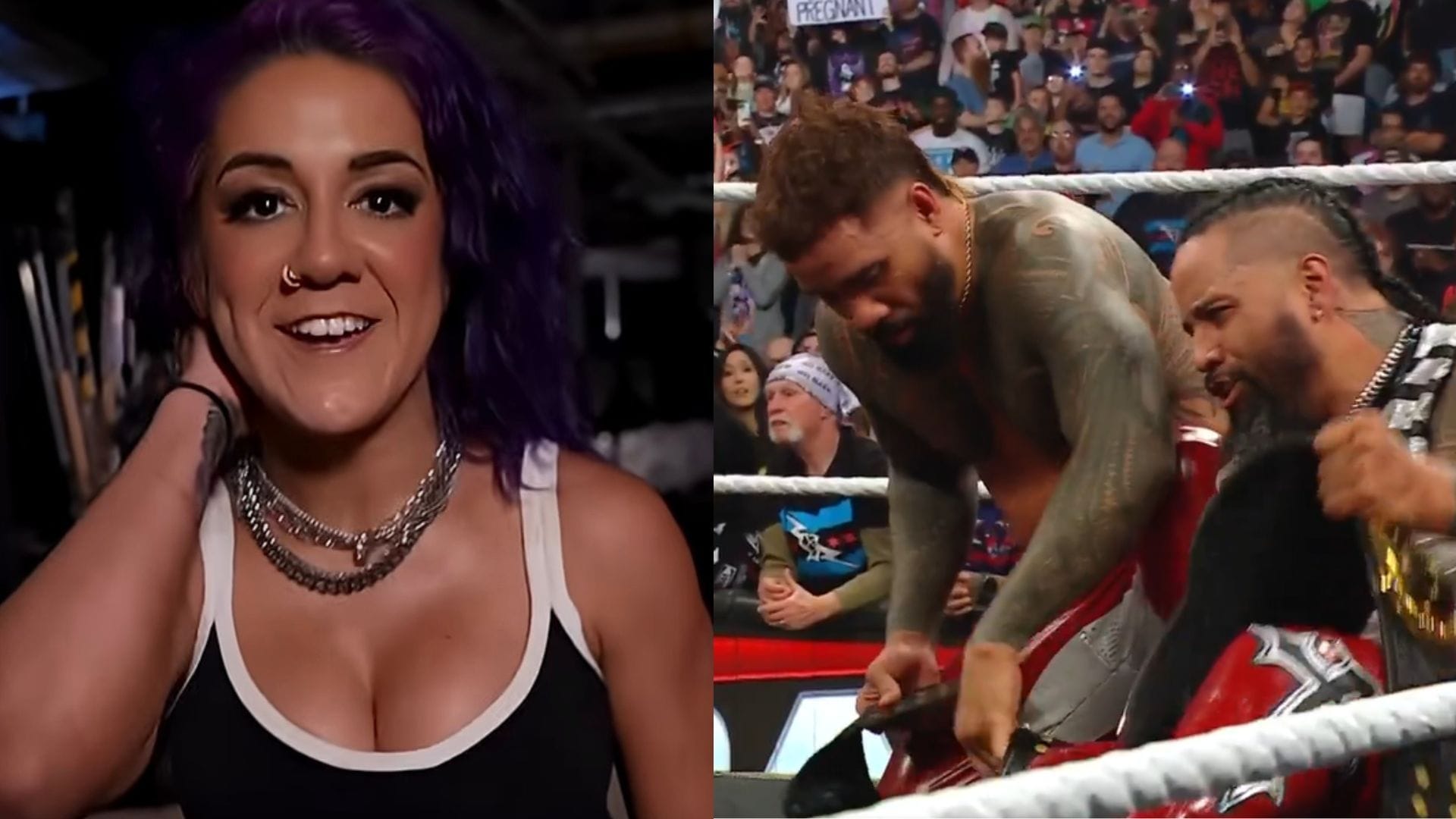Bayley sends a three-word message to The Usos after winning the WWE ...