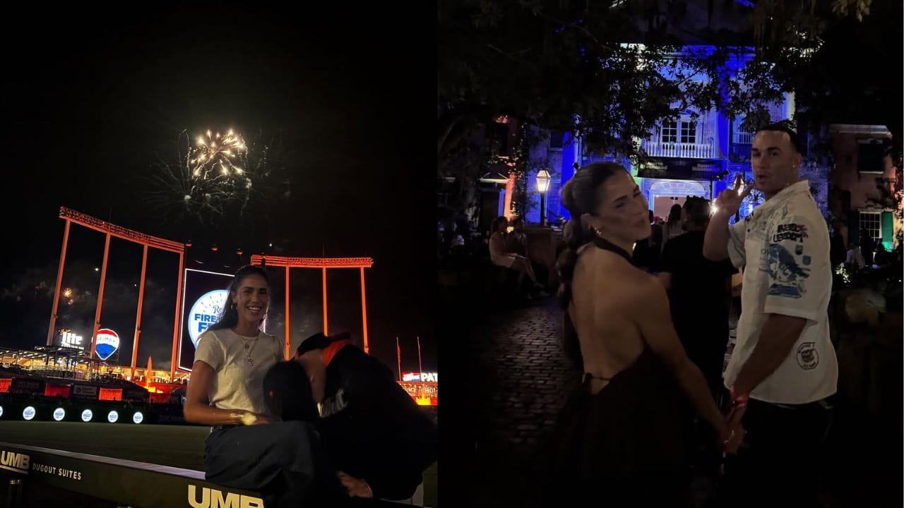 Jack Flaherty's girlfriend Katie Johnson soaks up the sea breeze in ...