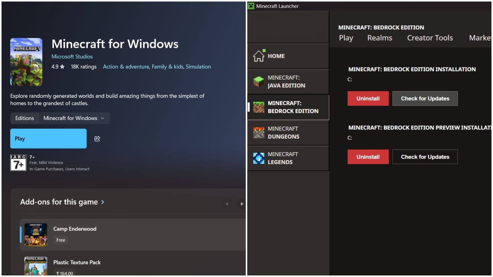 How to manually update Minecraft Bedrock to Mounts of Mayhem if it does ...