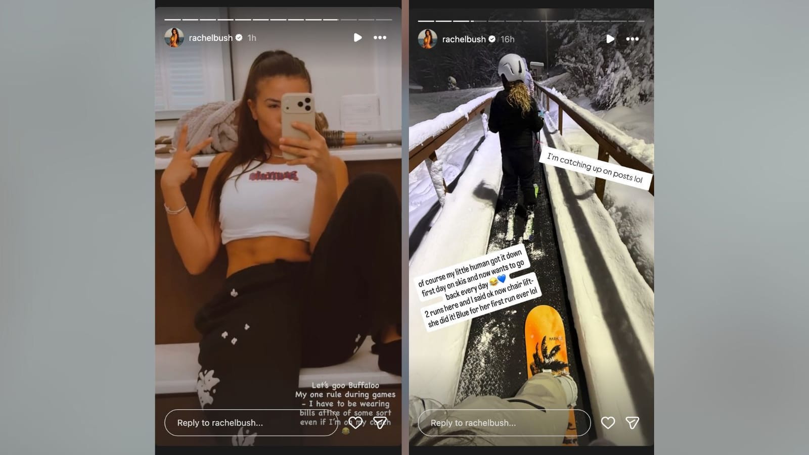 Jordan Poyer's wife Rachel Bush shows off abs in Bills merch top for ...