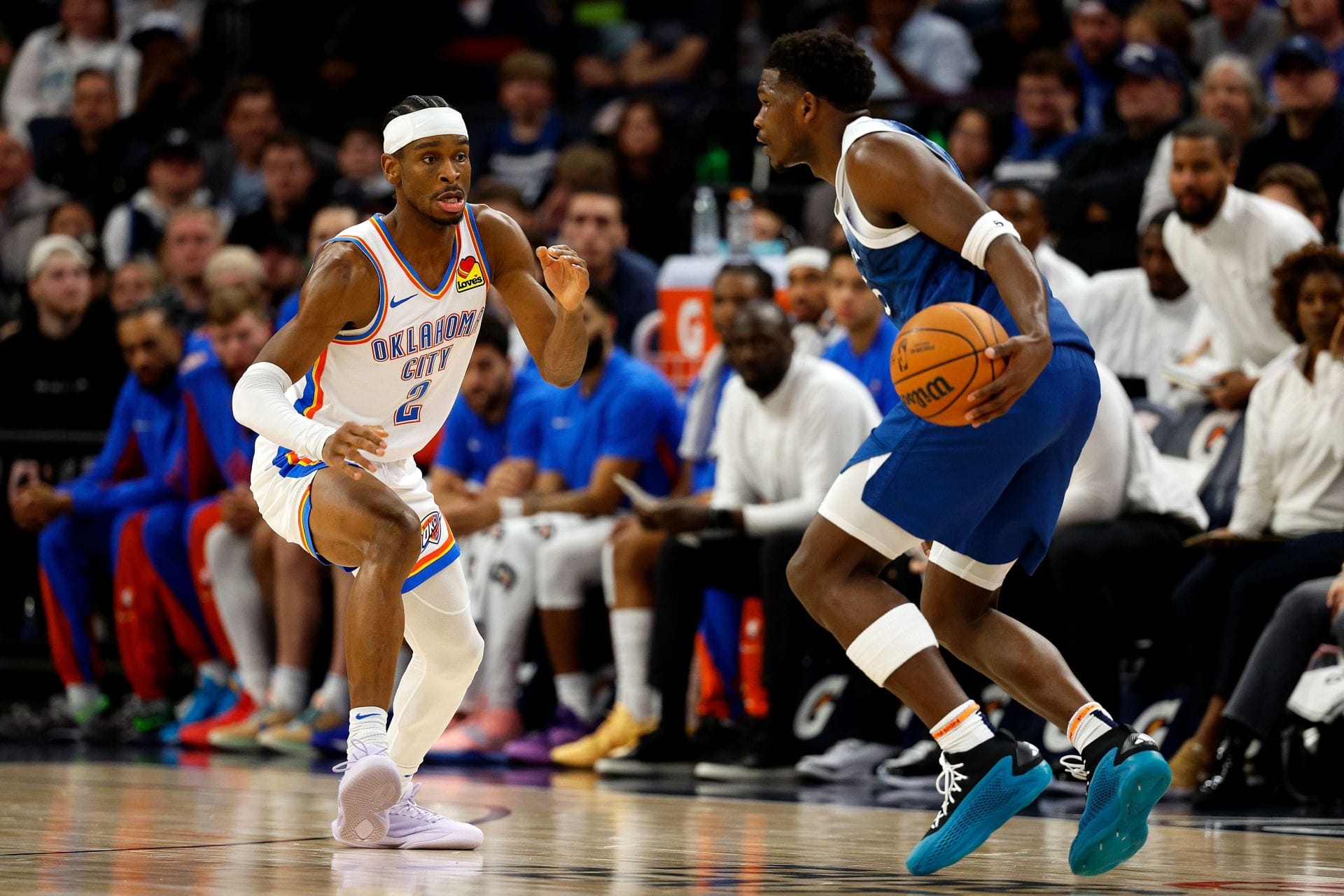 Minnesota Timberwolves vs Oklahoma City Thunder match player stats and ...