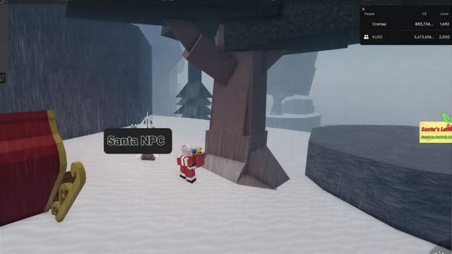 Fisch Santa quest guide