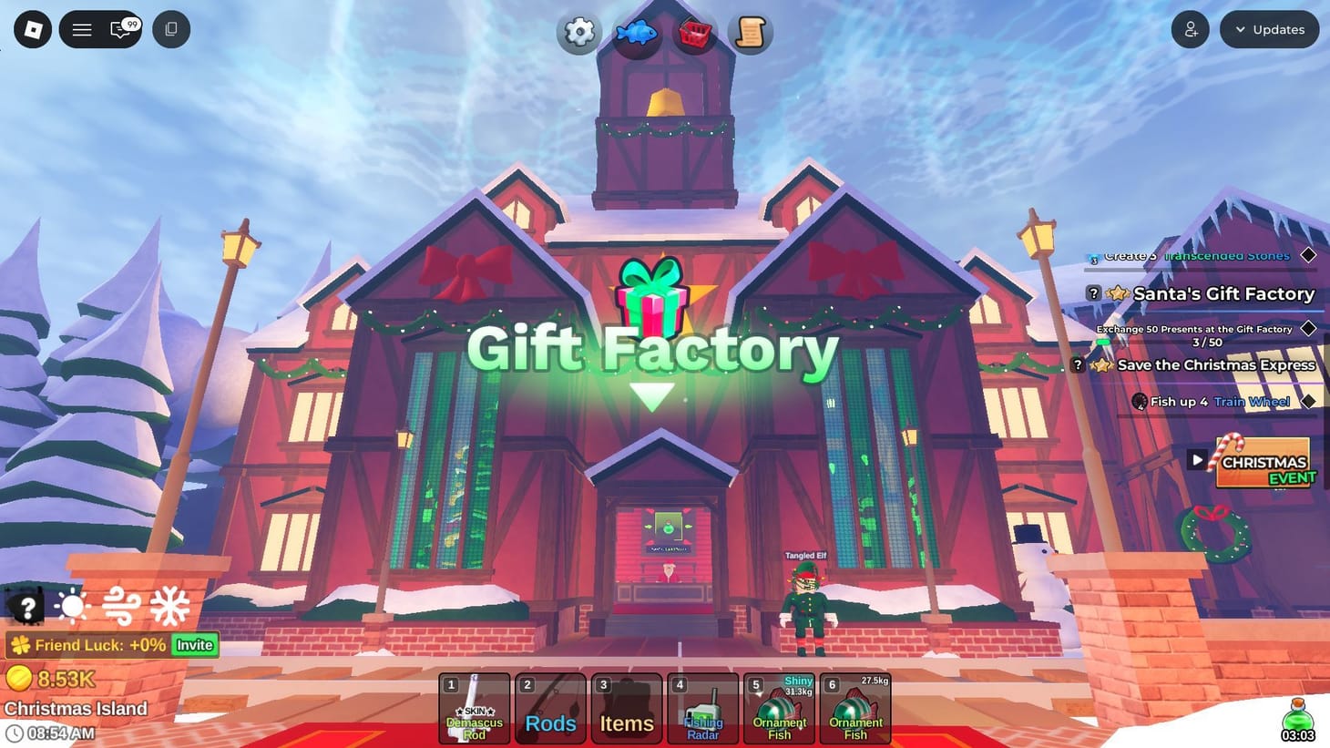 Fish It Santa's Gift Factory guide