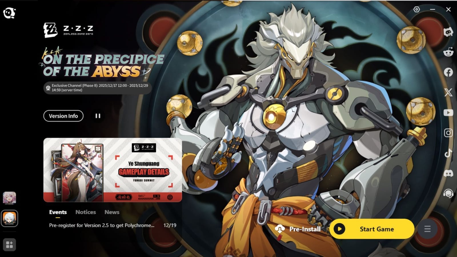 Zenless Zone Zero 2.5 preload guide and size for all platforms