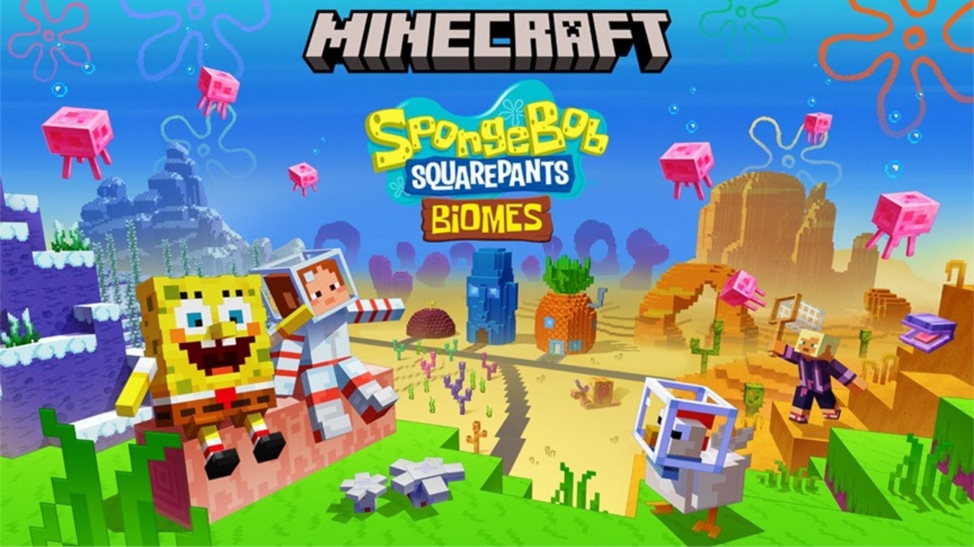 Minecraft SpongeBob Biomes world guide: How to get and play