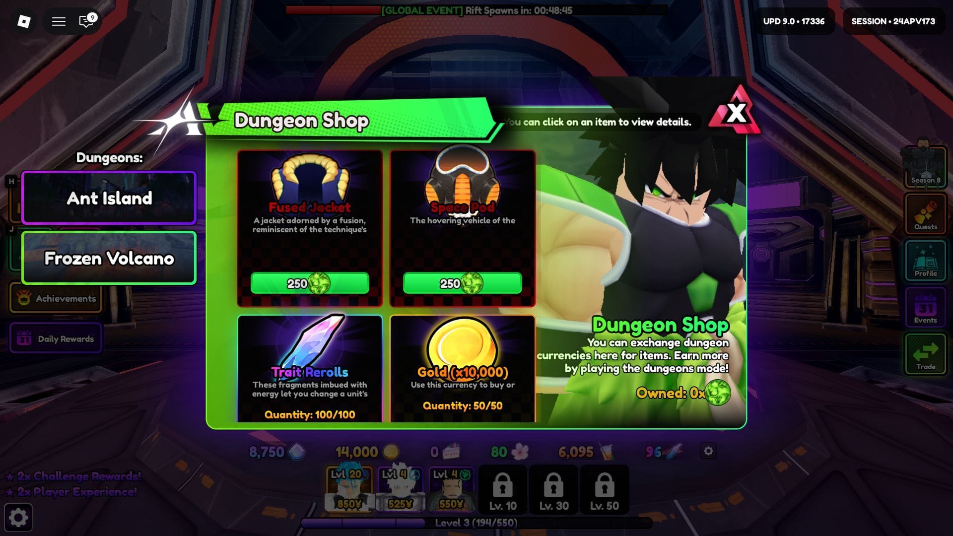 How to get Space Pod in Anime Vanguards